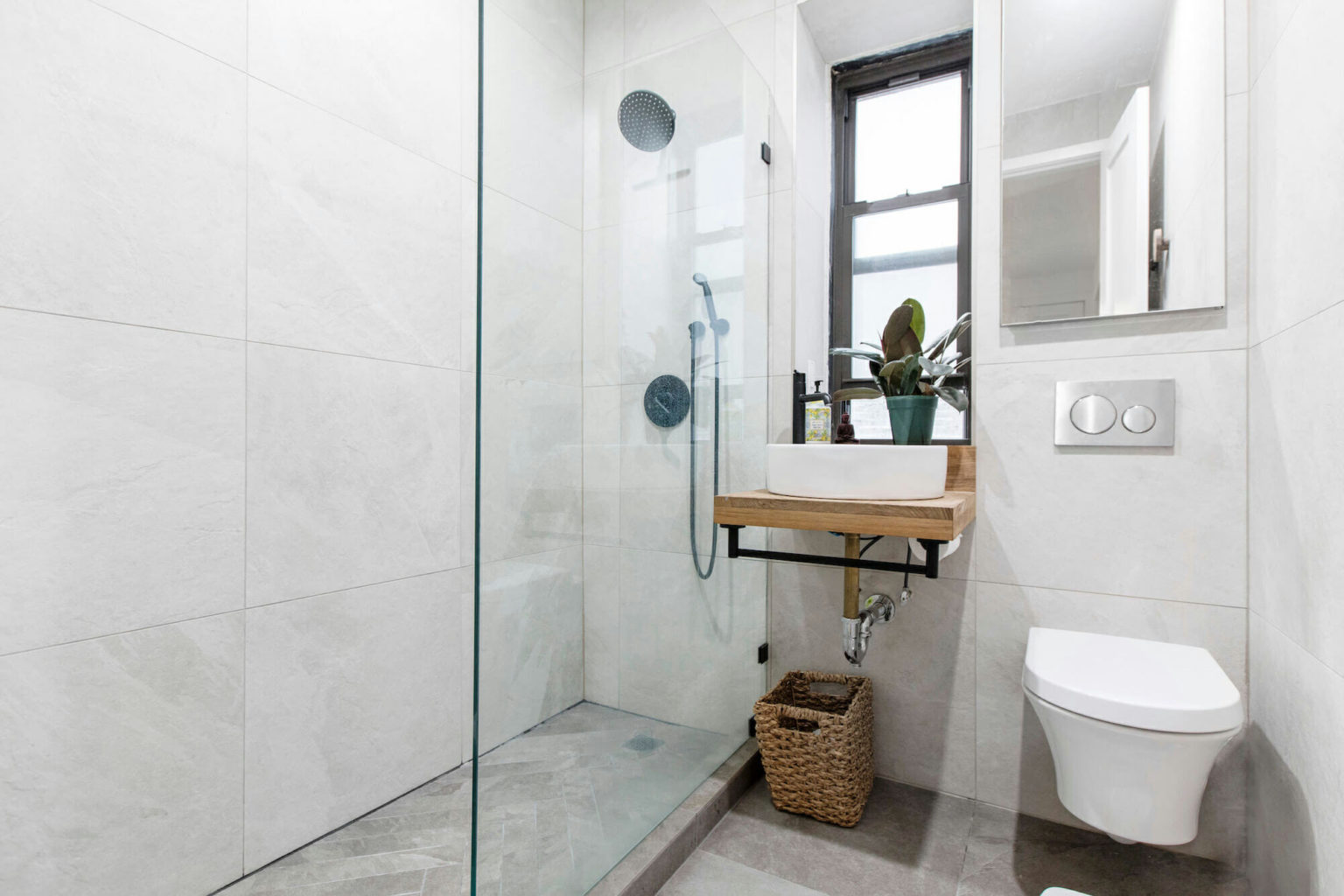 An Easy-To-Clean Bathroom is a Must-Have | Sweeten.com