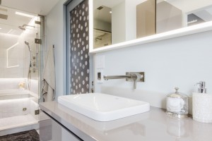 Two '80s Baths Combine for the Ultimate Spa Bathroom Retreat