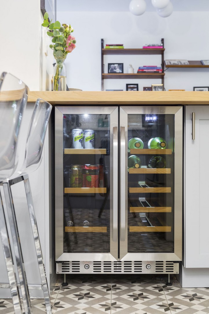 8 Ways To Add a Small Wine Fridge in the Kitchen | Sweeten.com